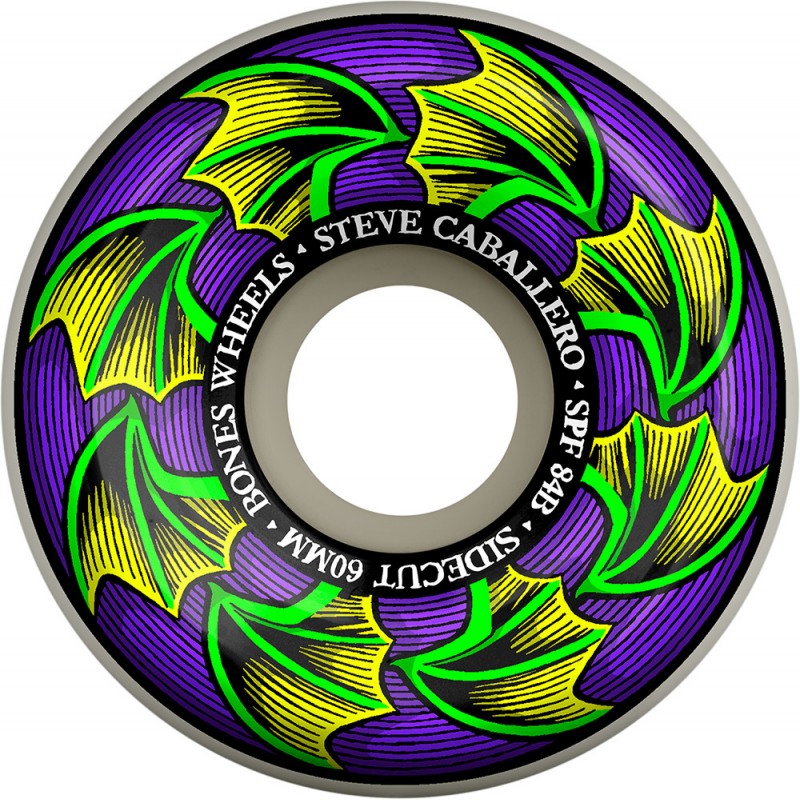 Bones Steve Caballero Bat Wings Skatepark Formula™ (SPF) Sidecut Wheel ...