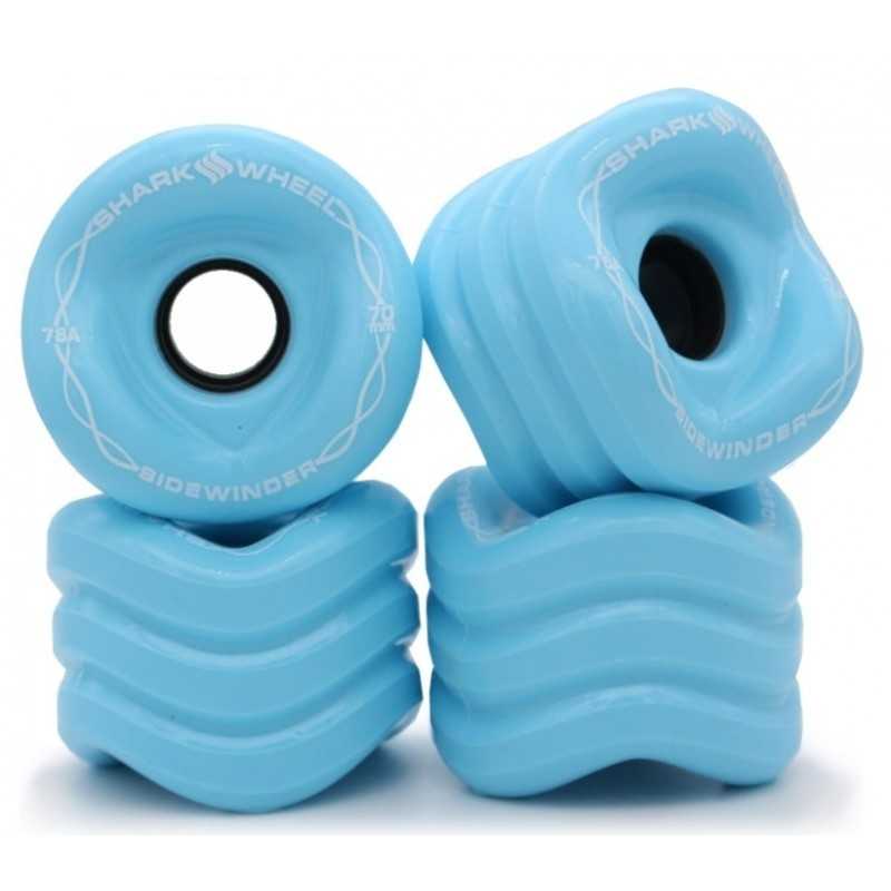 Shark Wheel Sidewinder Blue Wheels 70mm 78A – NO23 Skateboards