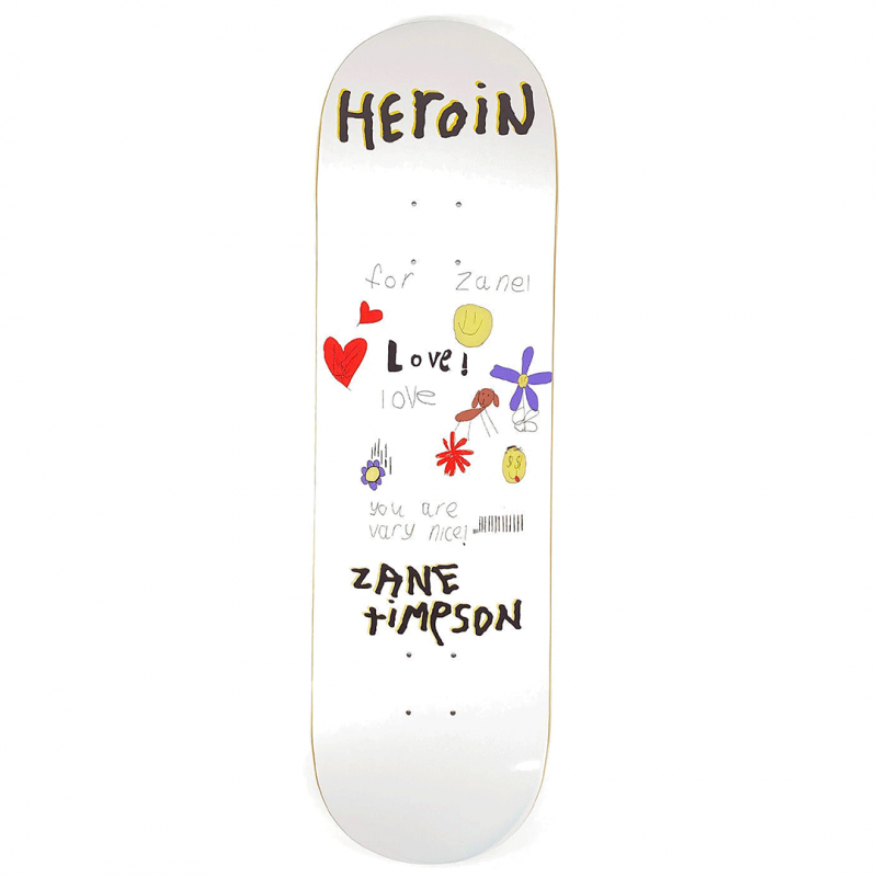 Heroin Zane Timpson Very Nice Board Skateboard Deck 9.0" – NO23 Skateboards
