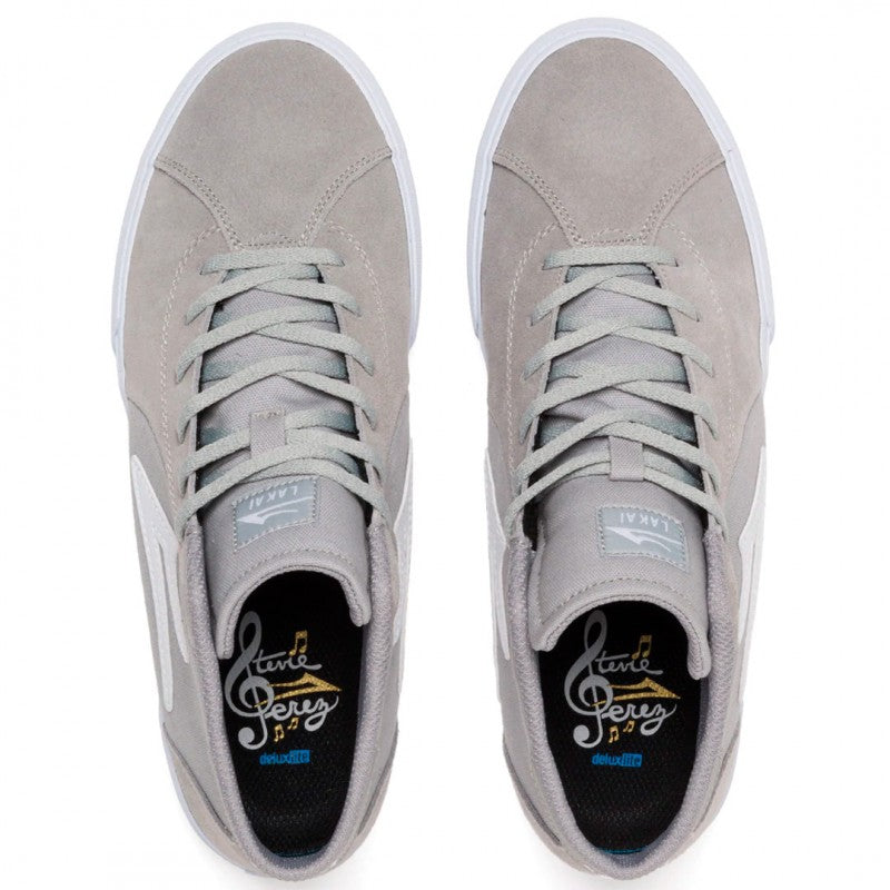Lakai Flaco II Mid Suede Shoes Gray – NO23 Skateboards